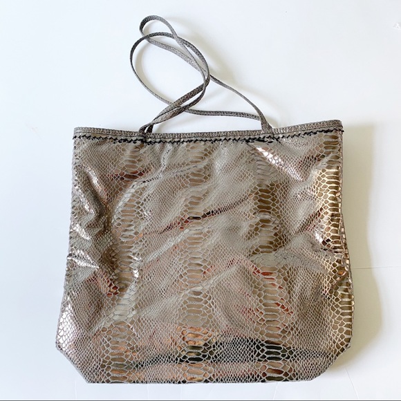 Cache | Bags | Cache Metallic Tote | Poshmark
